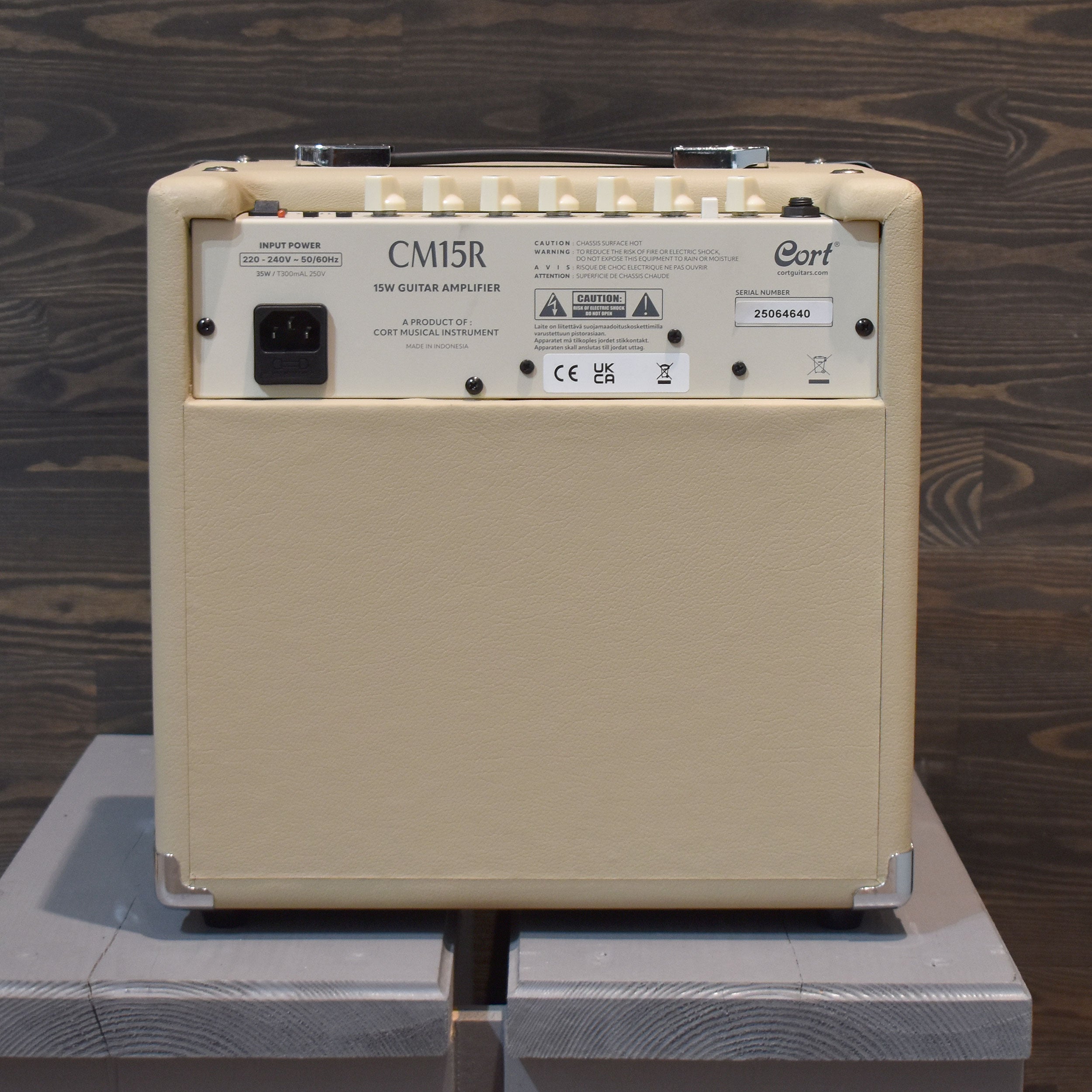 Cort CM15R Electric Guitar Amplifier - White Sand - Guitar Galleries